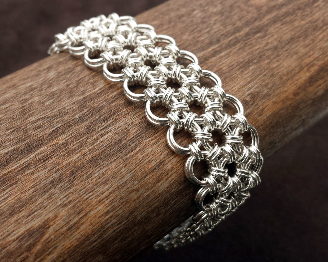 Hana Gusari Japanese Chainmail Bracelet - Etsy