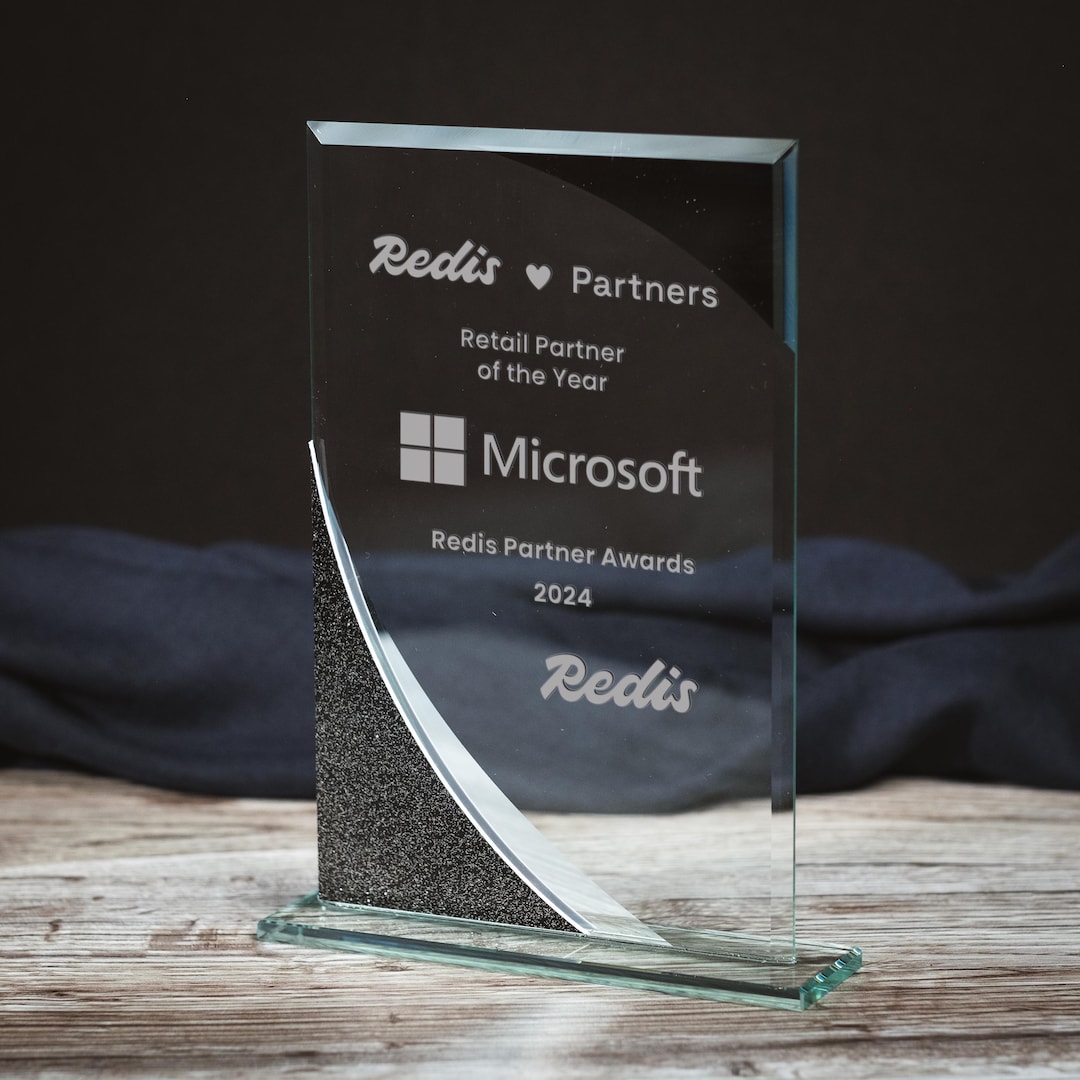 Custom Engraved Rectangle Designer Glass Award | Modern Glass Trophy ...