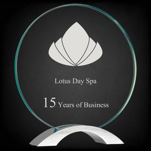 Custom Round Award Appreciation Award Retirement Award End of the Year ...