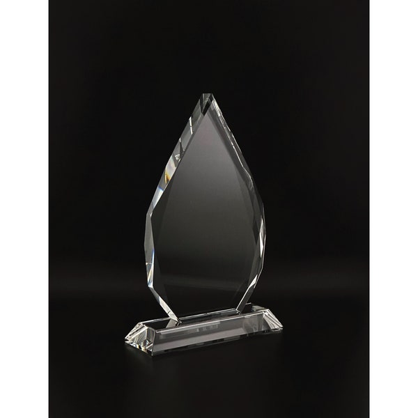 Retirement Crystal With Logo - Etsy