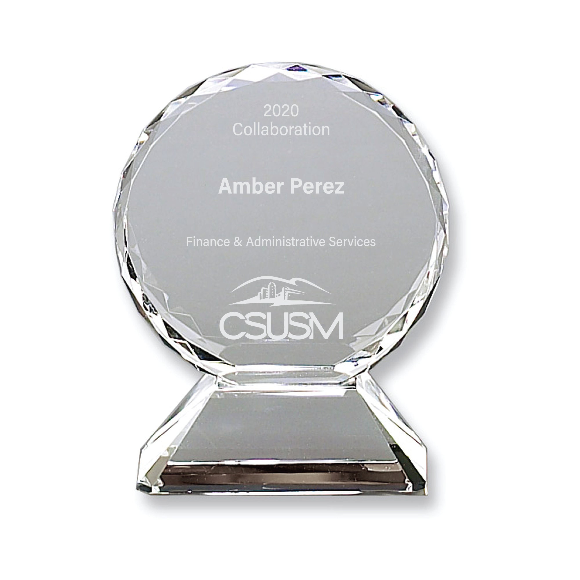 Engraved Crystal Awards And Trophies