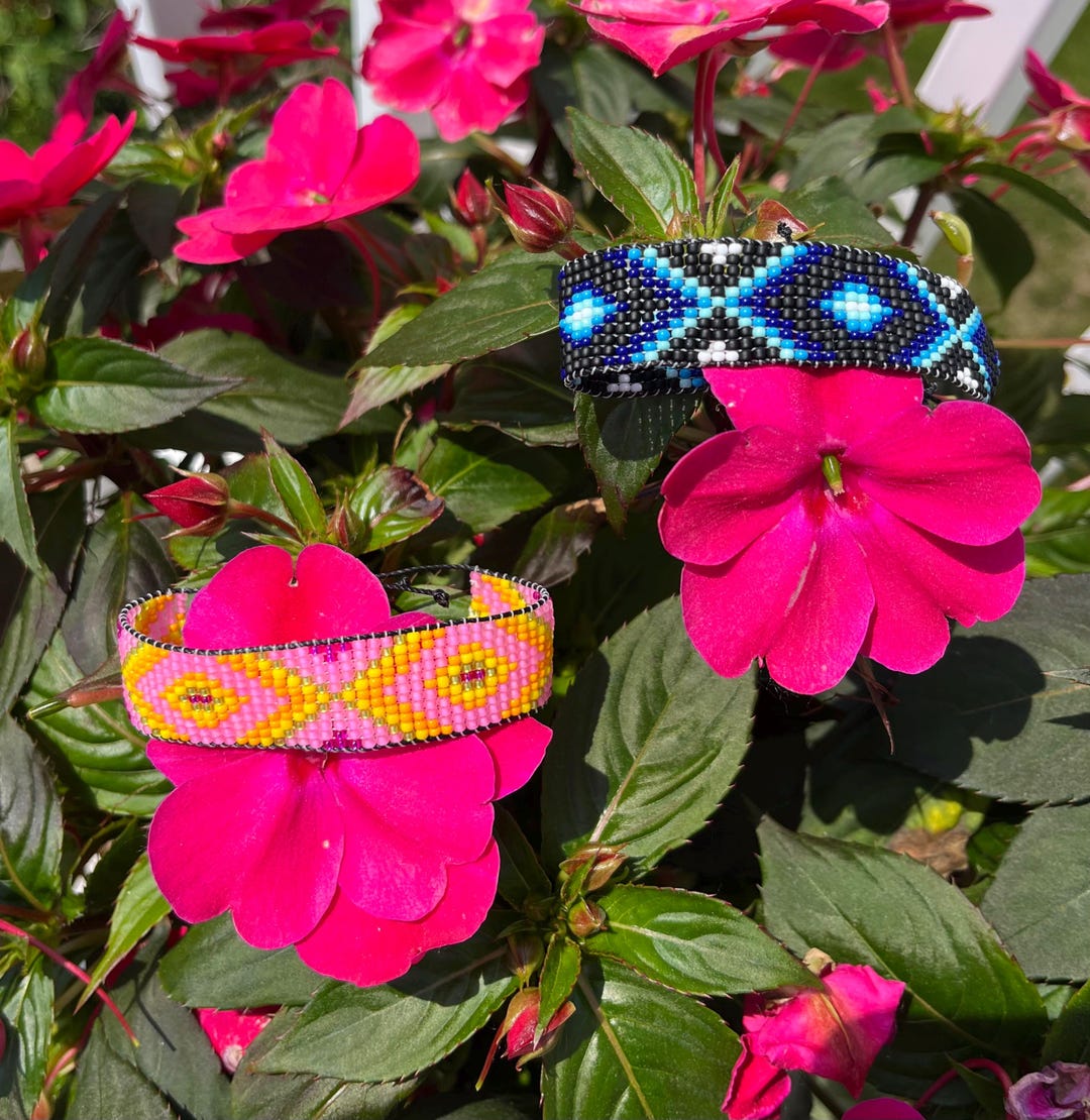 Adjustable Beaded Bracelets, Two Options! OOAK & Handmade - Etsy