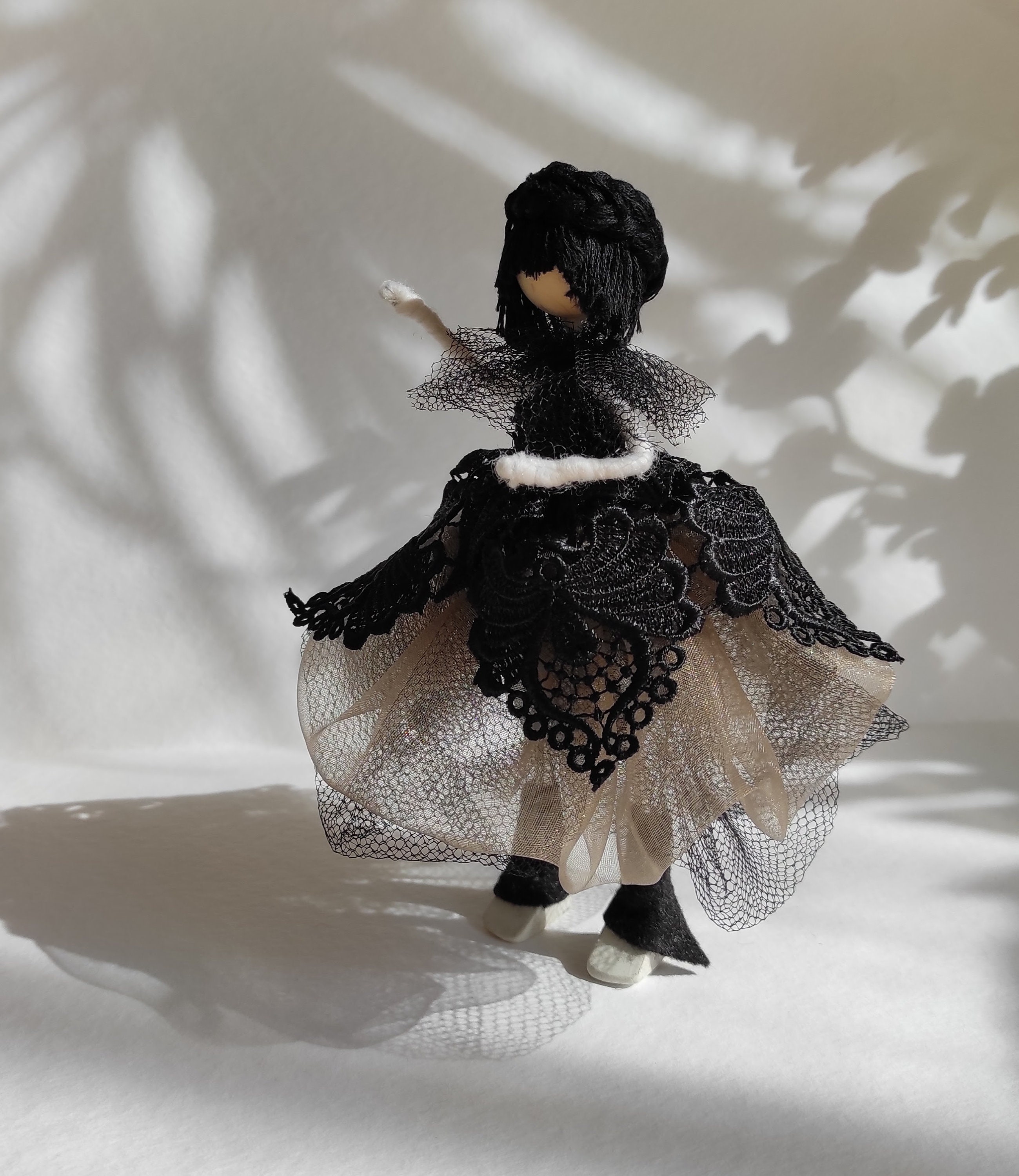Wednesday Addams Doll Decoration wednesday Addams Doll Art Addams Doll ...