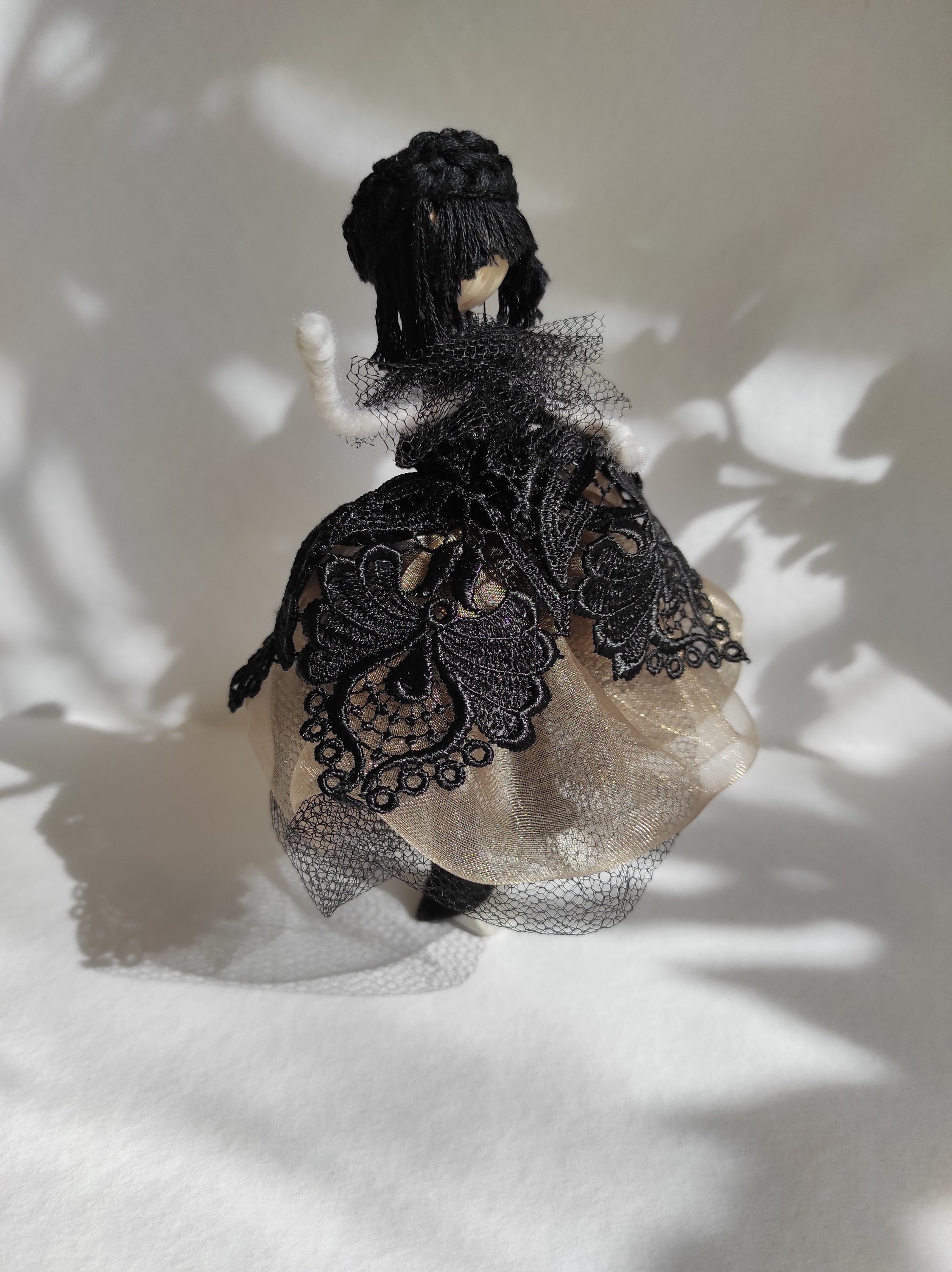 Wednesday Addams Doll Decoration wednesday Addams Doll Art Addams Doll ...