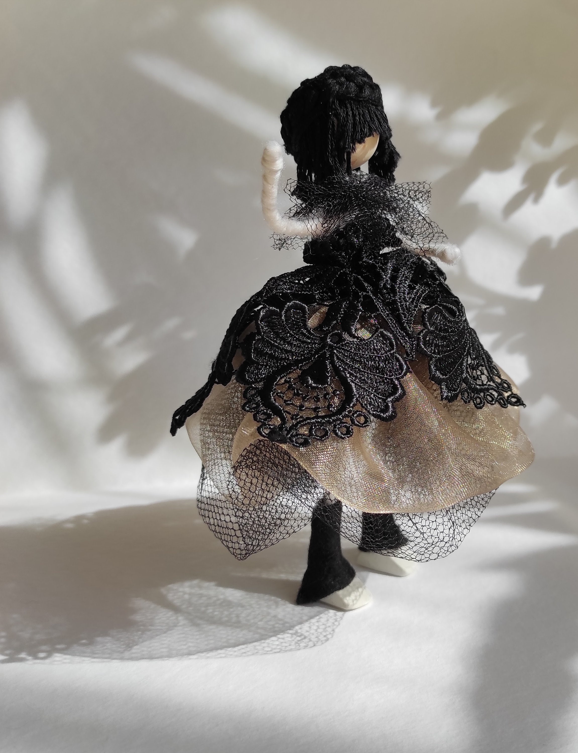 Wednesday Addams Doll Decoration wednesday Addams Doll Art Addams Doll ...