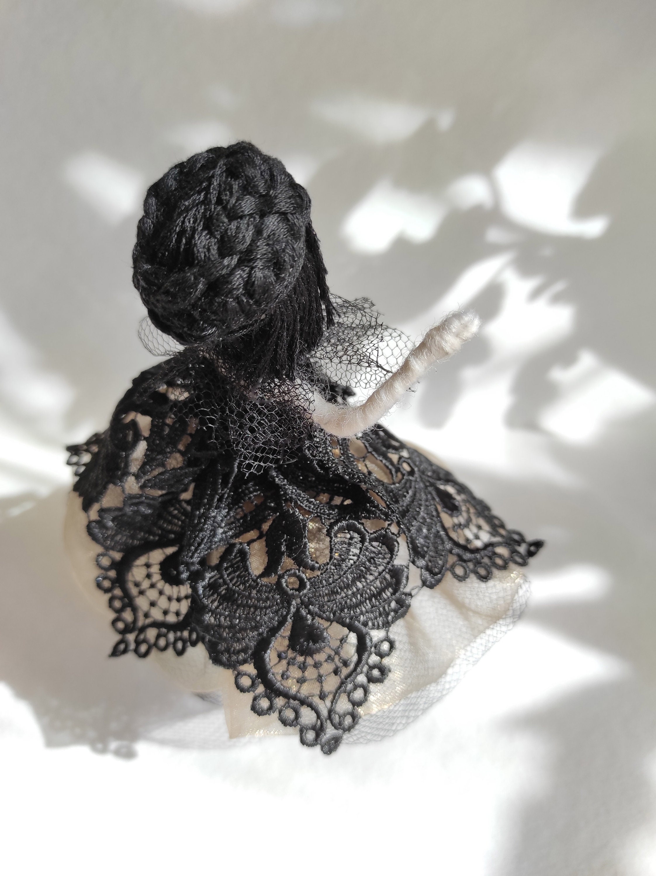 Wednesday Addams Doll Decoration wednesday Addams Doll Art Addams Doll ...