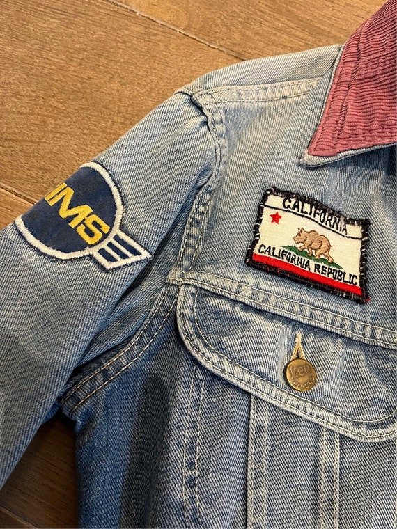 Vintage Lee denim jacket Small surf patches Rick Brew… - Gem