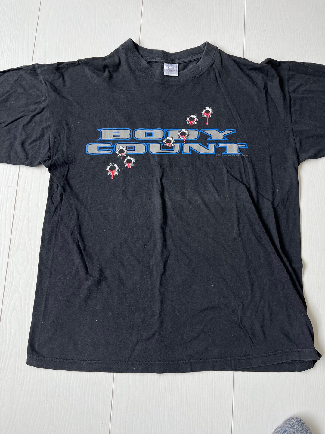 Body Count 1993 Tour Shirt Vintage XL Original Rap Metal Ice-t Hardcore ...