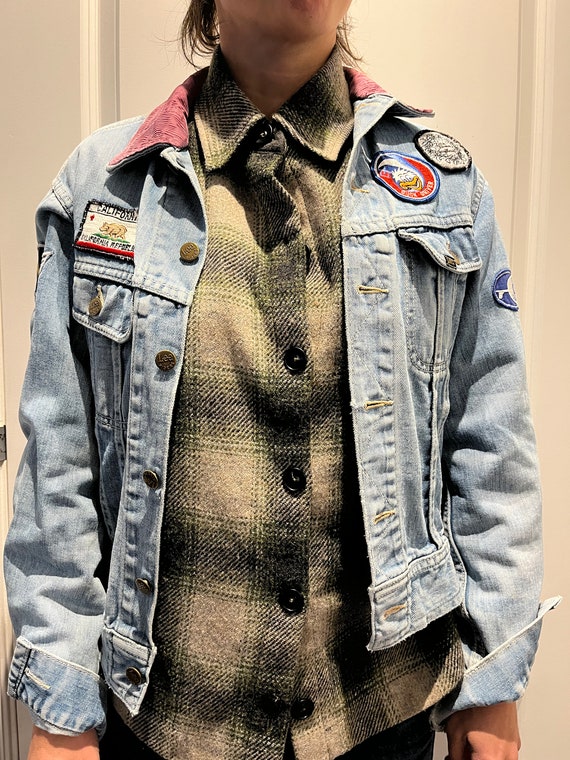 Vintage Lee denim jacket Small surf patches Rick Brew… - Gem