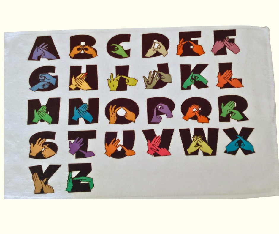 Unique BSL Tea Towel: Enhance Your Kitchen Decor, Bond With the Kids ...