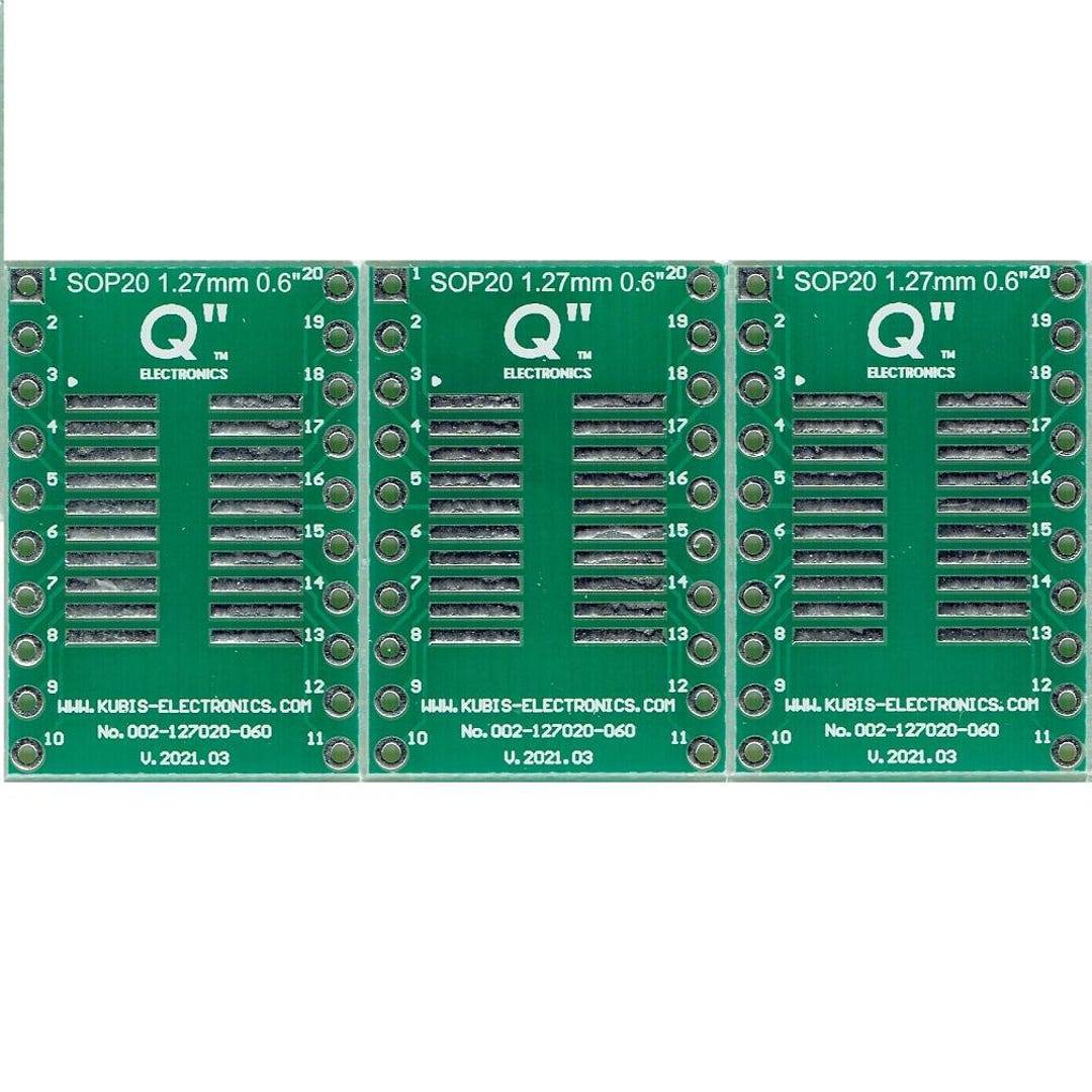 SO20, SOP20, SOIC20 1.27mm(0.05") to DIP 0.6" - 3 PCS. - Etsy