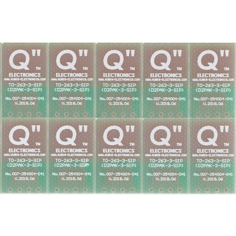 Buy TO-263-3 (D2PAK-3) 2.54mm(0.1") to SIP - 10 PCS. Online in India - Etsy