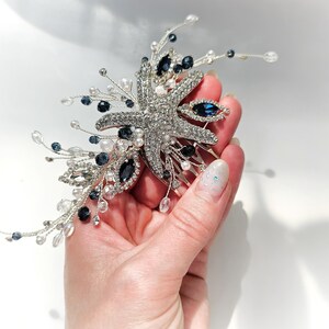 Blue Beach Headpiece Beach Wedding Hair Accessory Seashell Crown ...