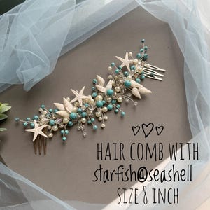 Beach Headpiece Beach Wedding Hair Accessories Seashell Crown Wedding ...