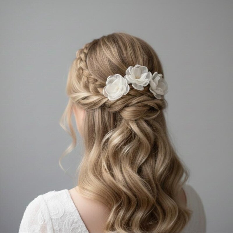 Silk Bridal Hair Pin - Etsy UK