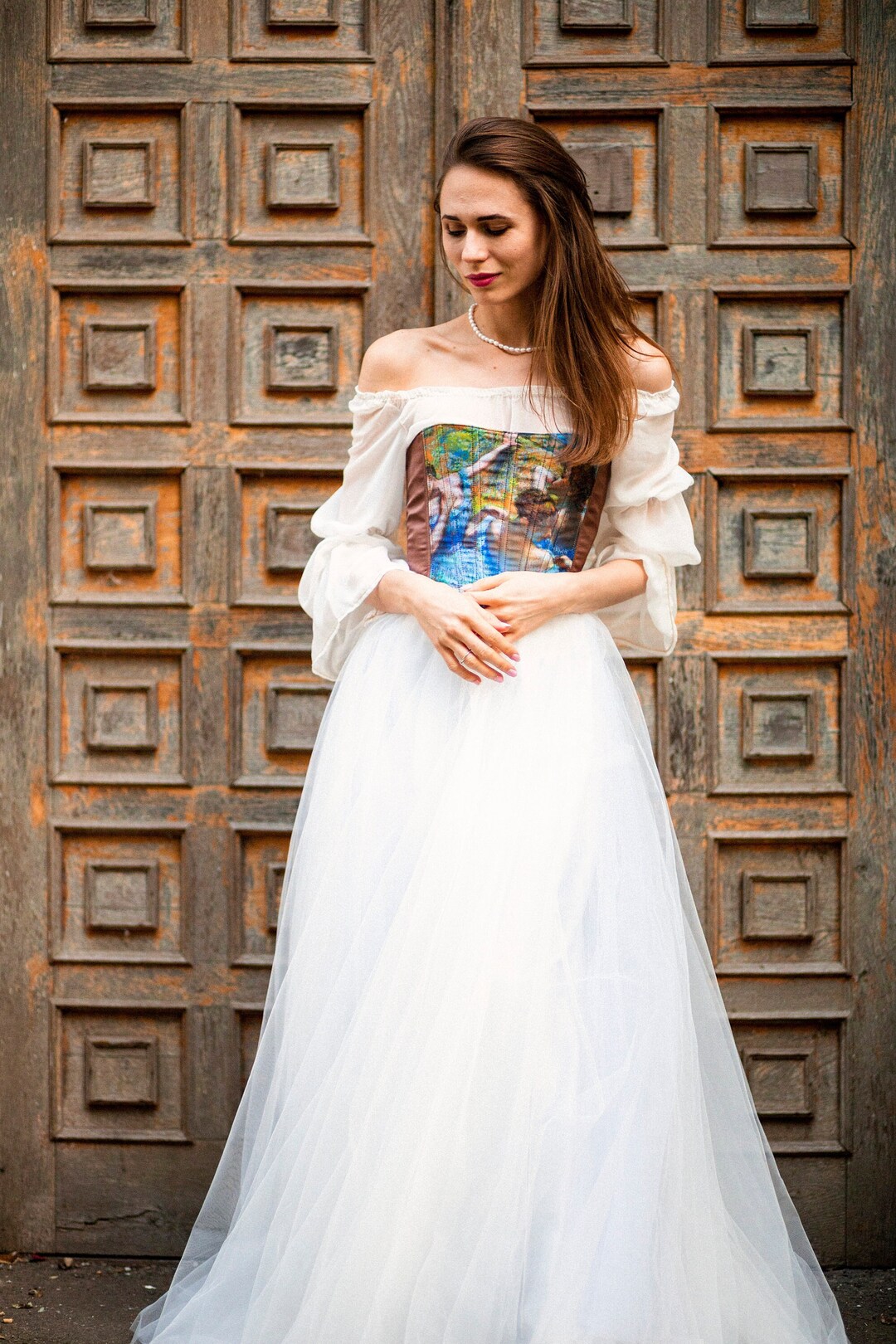 Cupless Over Bust Corser Inspired by Edgar Degas the Blue Dancers ...