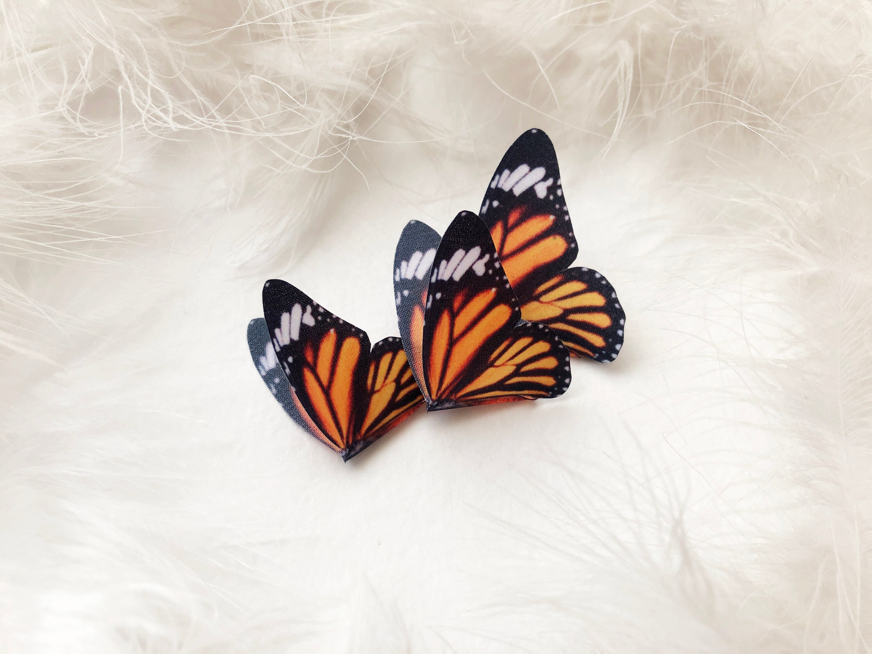 Silk Monarch Butterflies for Wedding Decor Bouquet | Etsy