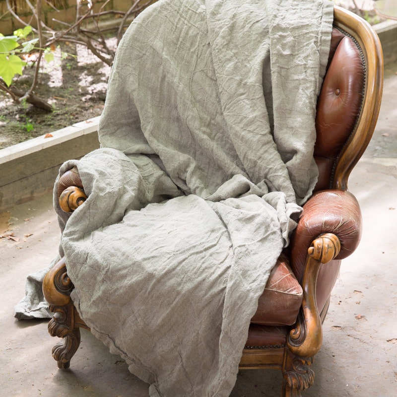 Burlap Bedding - Etsy