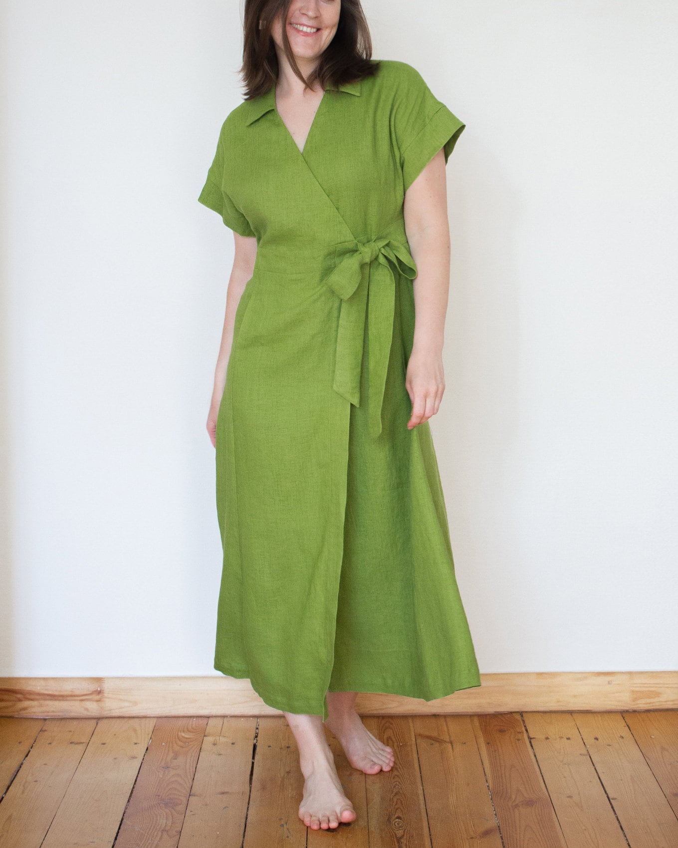 Linen Long Robe Type Dress Linen Summer Dress - Etsy