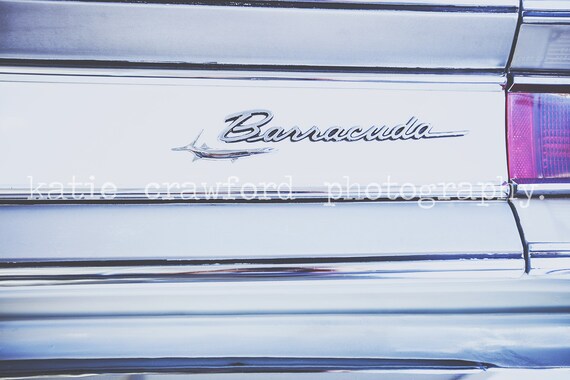 Vintage Car Plymouth Barracuda Emblem Photograph Fine Art | Etsy