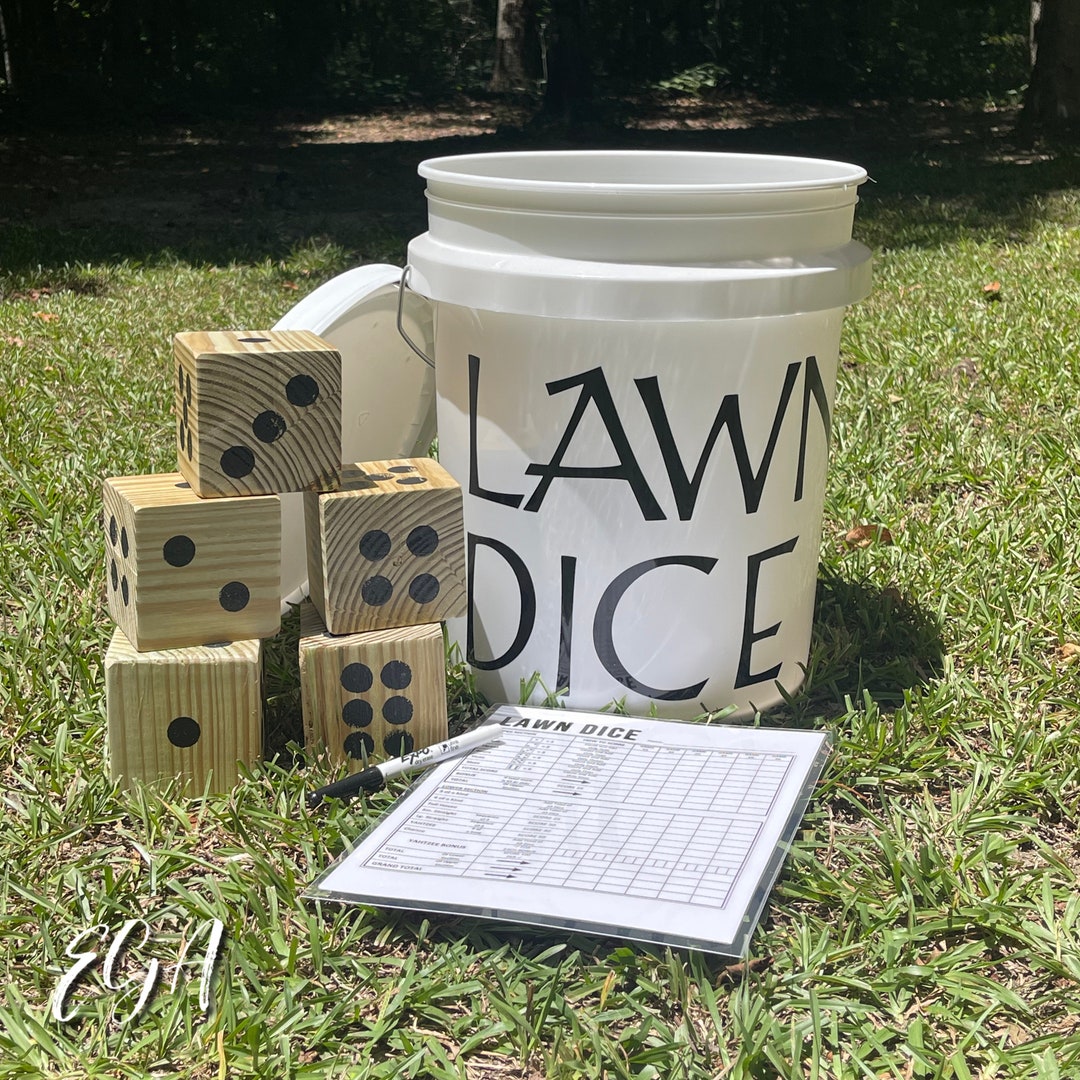 Lawn Dice Outdoor Game - Etsy