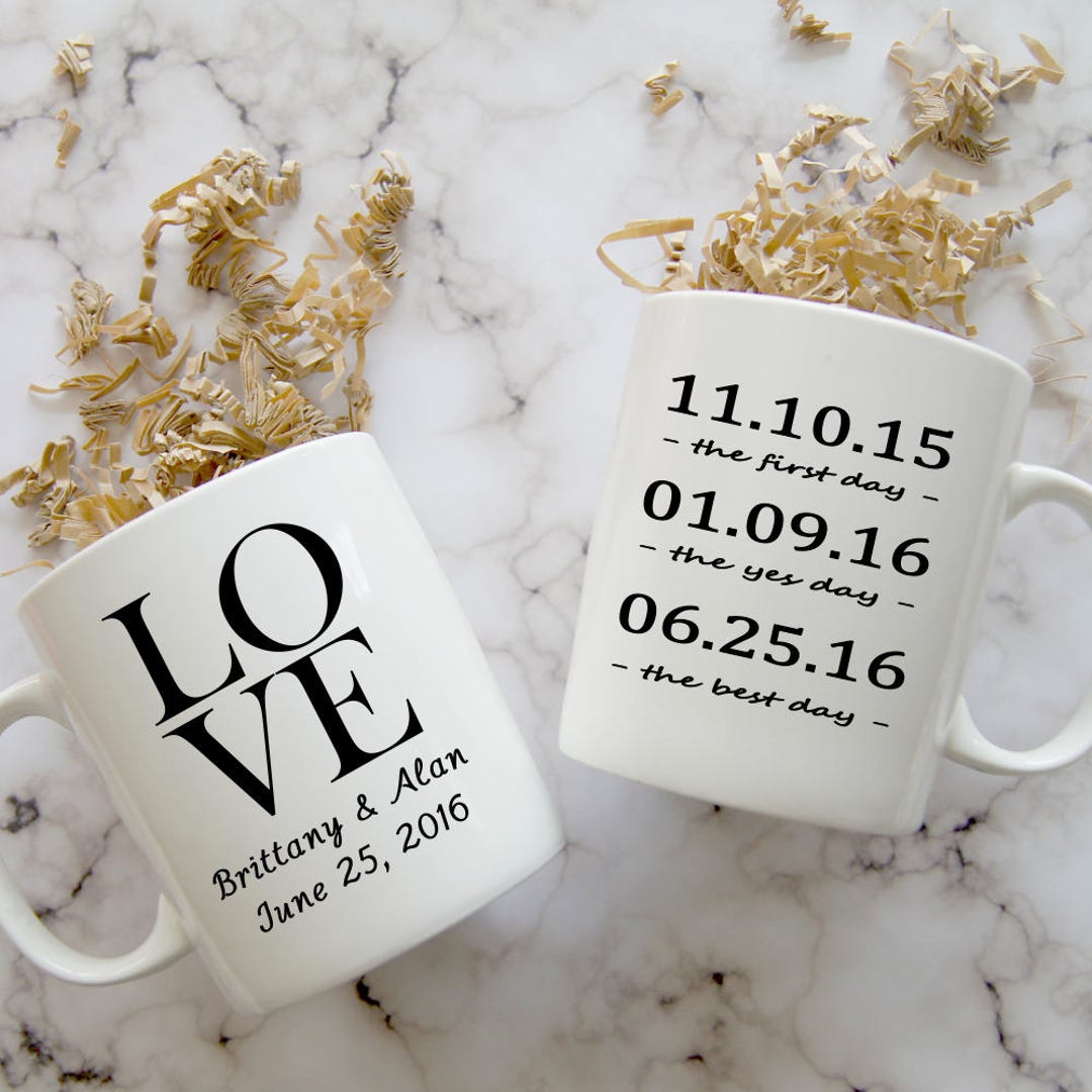 Wedding Coffee Mug, Engagement Mug, Anniversary Mug, Bride to Be Mug ...