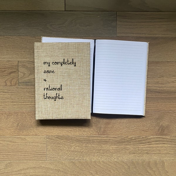 Thoughts Notebook - Etsy
