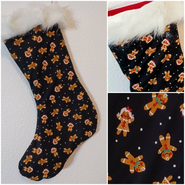 Gingerbread Stocking - Etsy