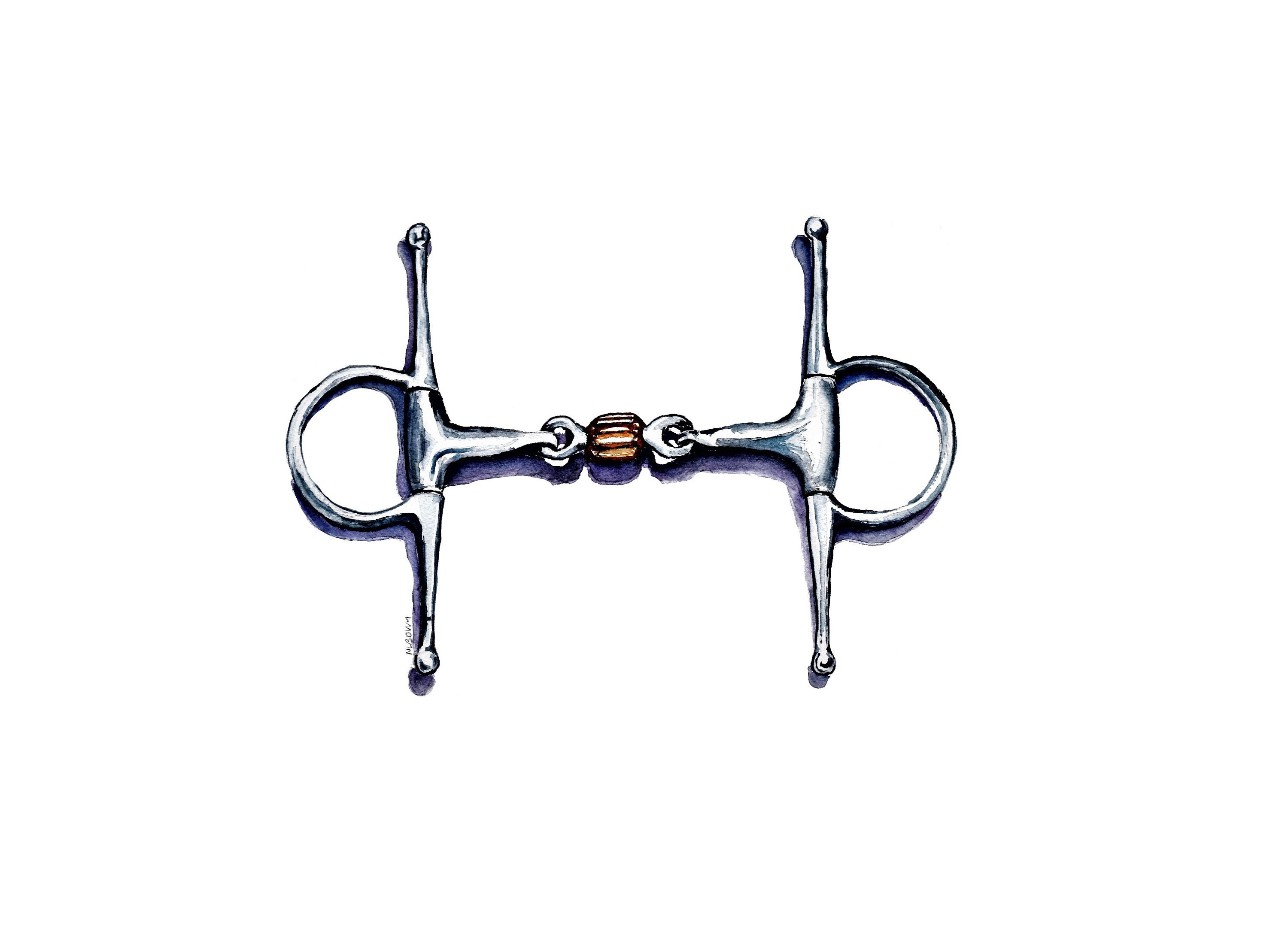 Equestrian Home Office Decor, Snaffle Bit Print, Work From Home, the ...