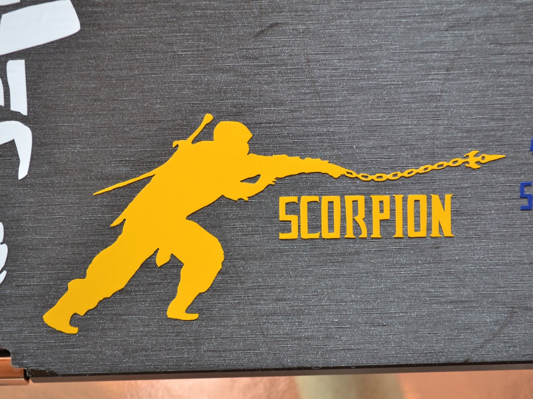 Scorpion Decal Inspired by Mortal Kombat - Etsy