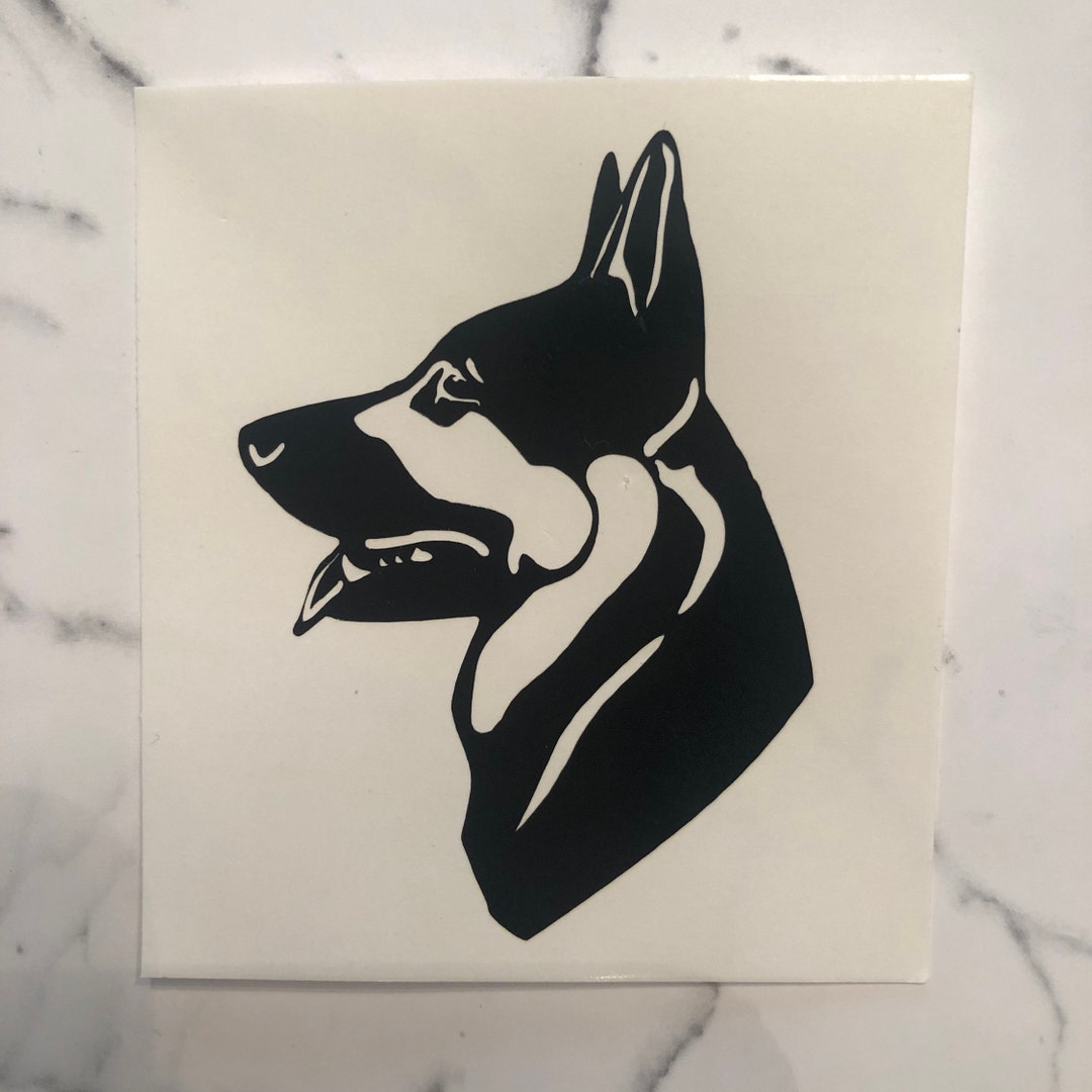 German Shepherd Decal - Etsy