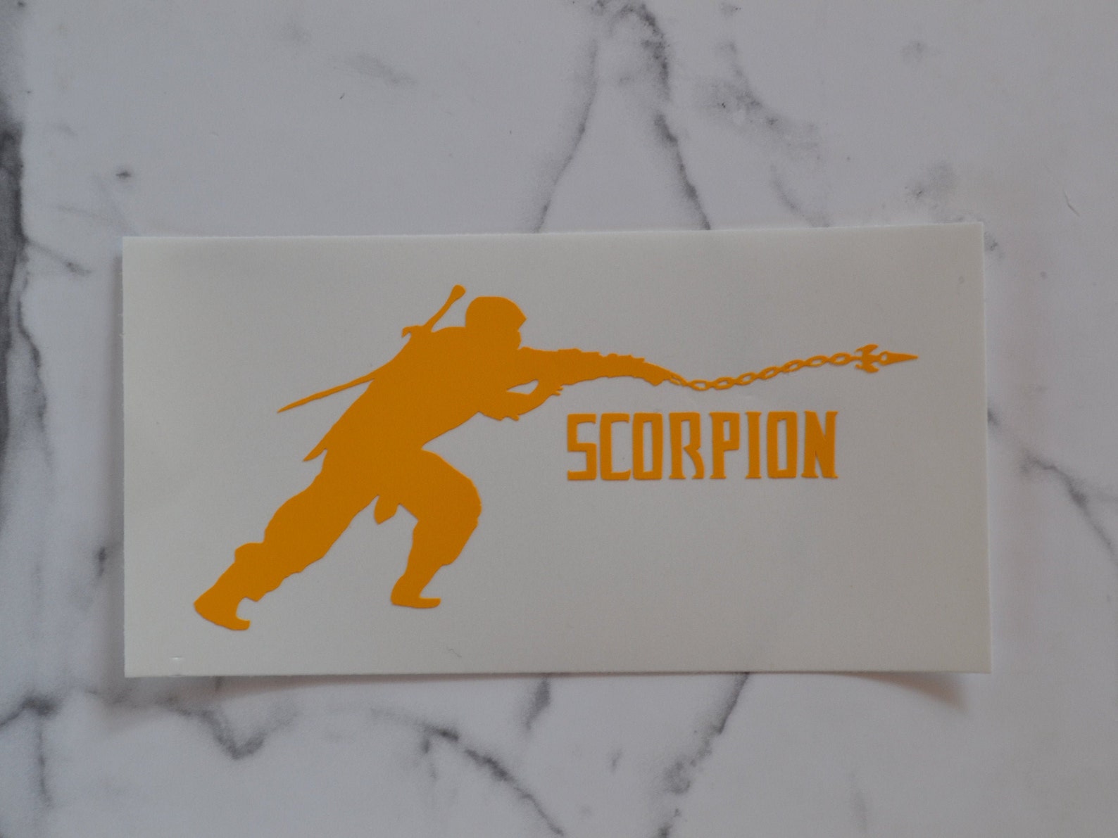 Scorpion Decal Inspired by Mortal Kombat - Etsy