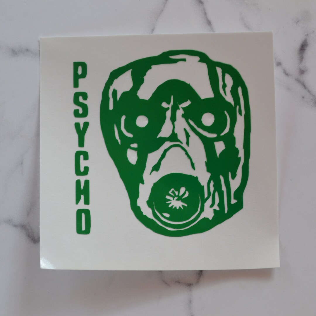 Borderlands Inspired Psycho Decal - Etsy