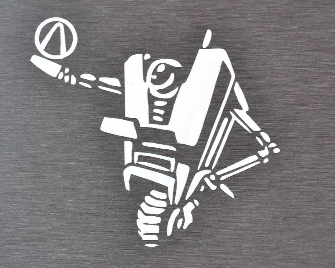 Clap Trap Inspired Borderlands Decal - Etsy