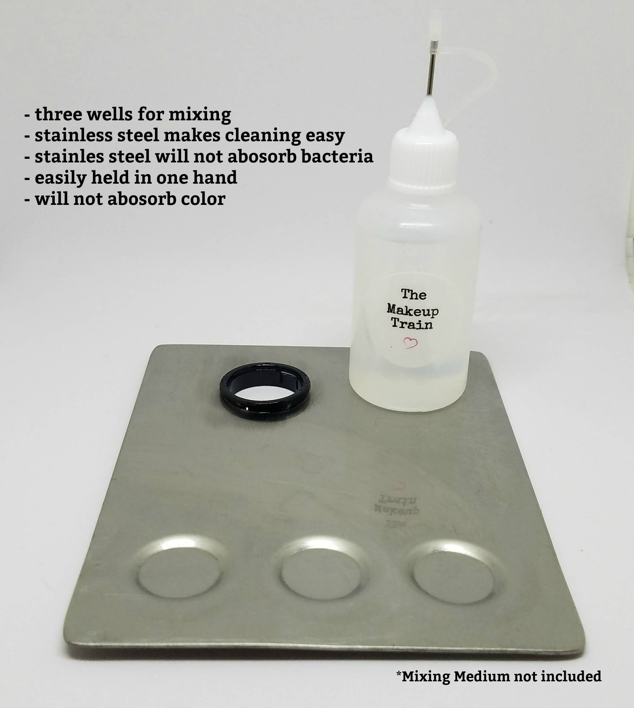 Metal Palette/ Artist Palette/ Makeup Artist Palette/ Steel Palette ...