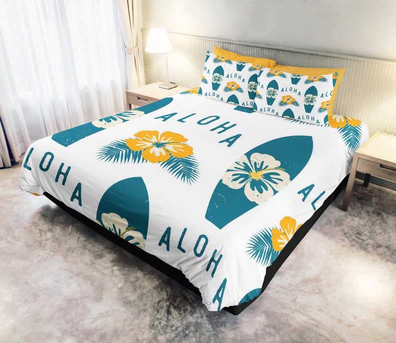 Surfboard Aloha Hawaii Bedding, Surf, Hawaii Bedding, Aloha Hawaii ...