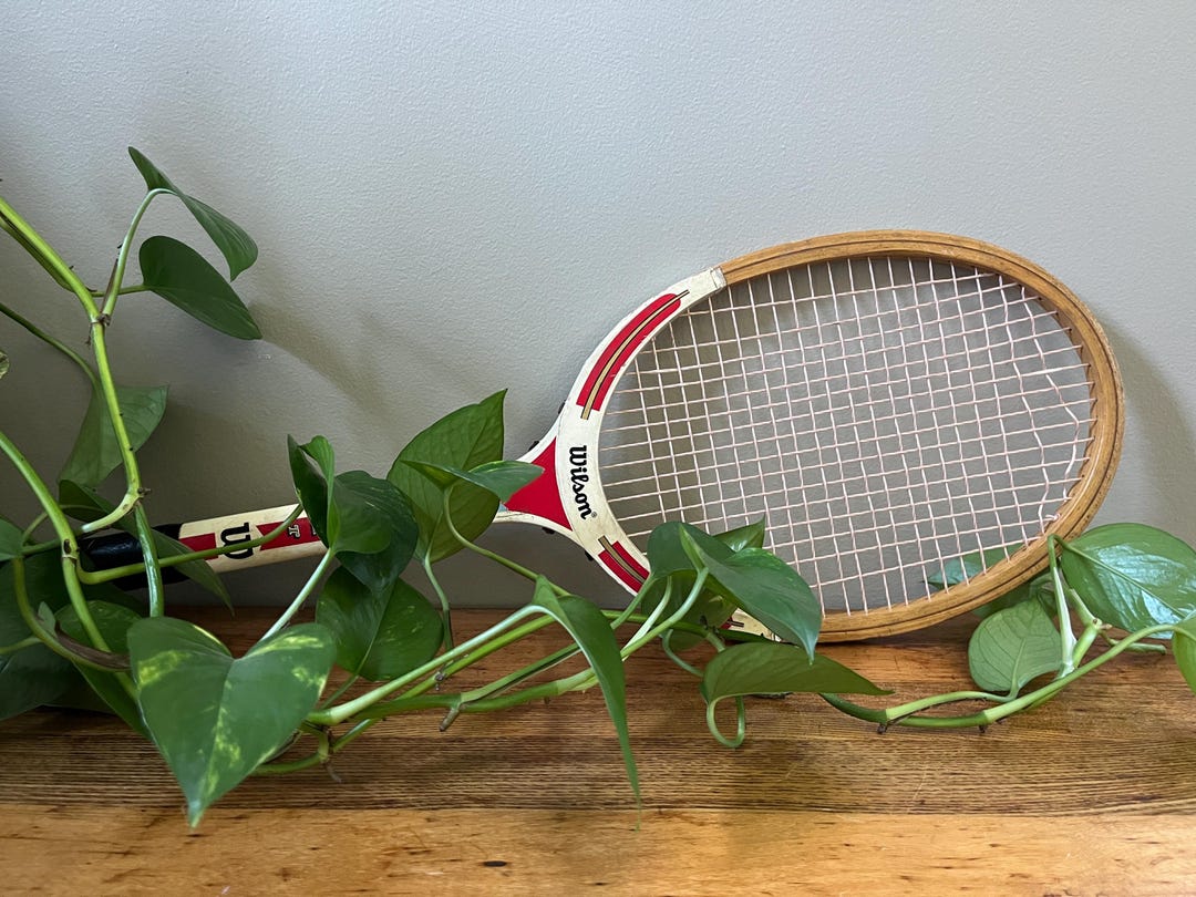 Vintage Wooden Wilson Sport 1960s Tennis Racket - Etsy