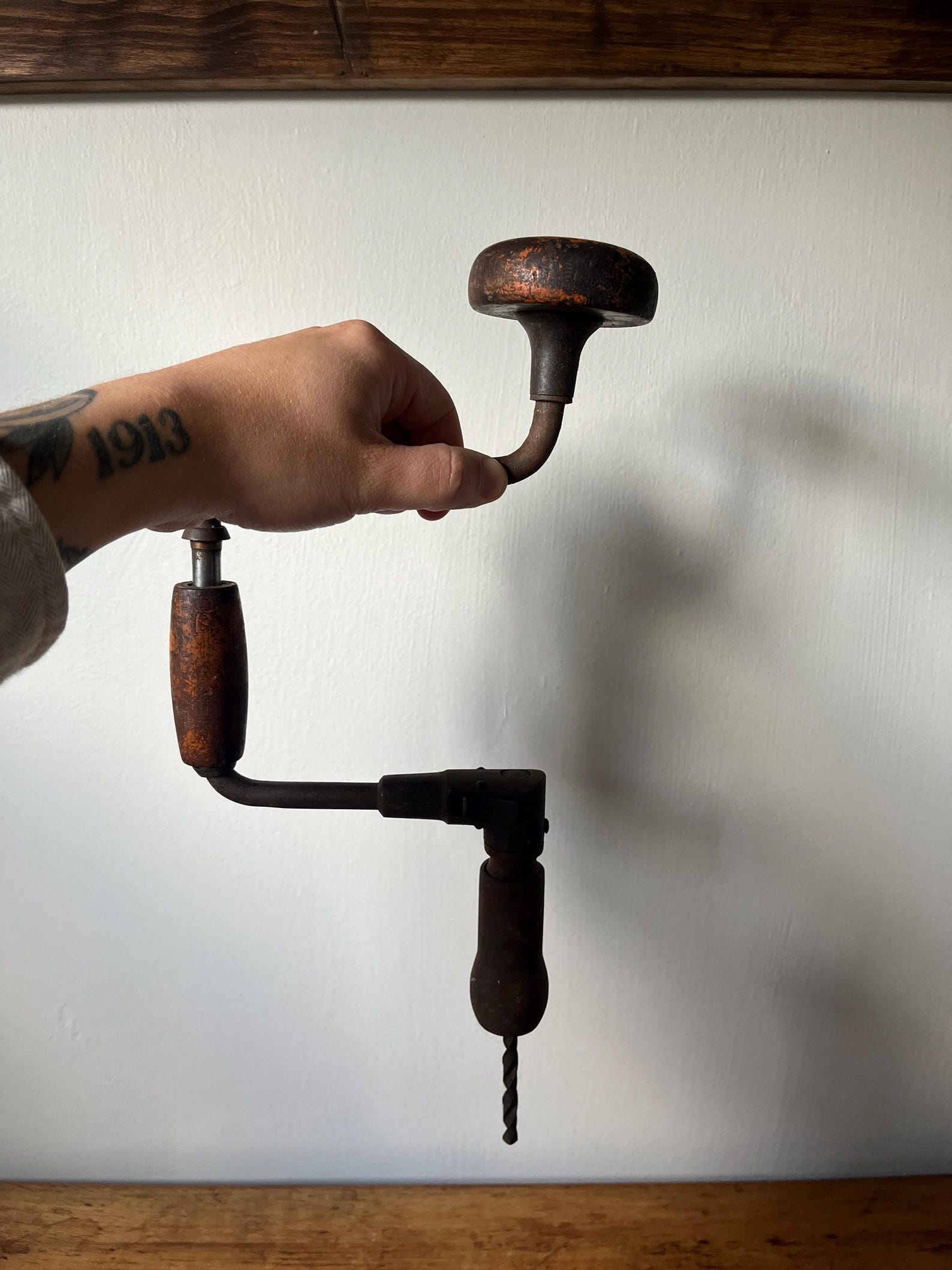 Vintage Manual Hand Drill Antique Tool Home Decor / Collectible - Etsy