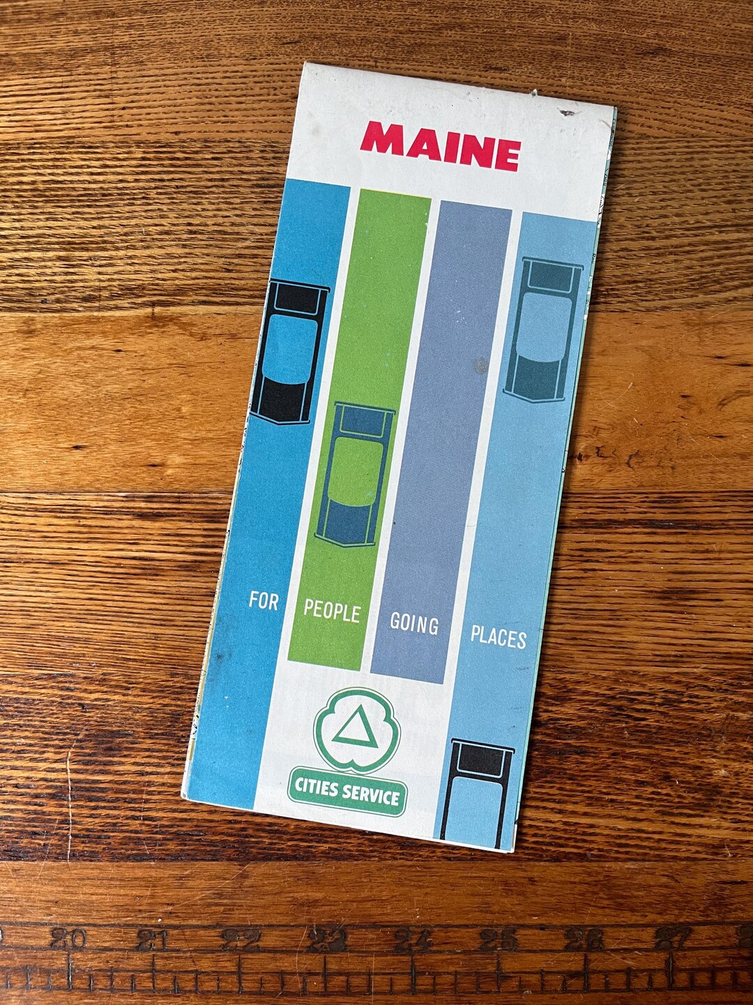 Vintage Paper Cities Service Travel Automobile Maine New England Nova ...