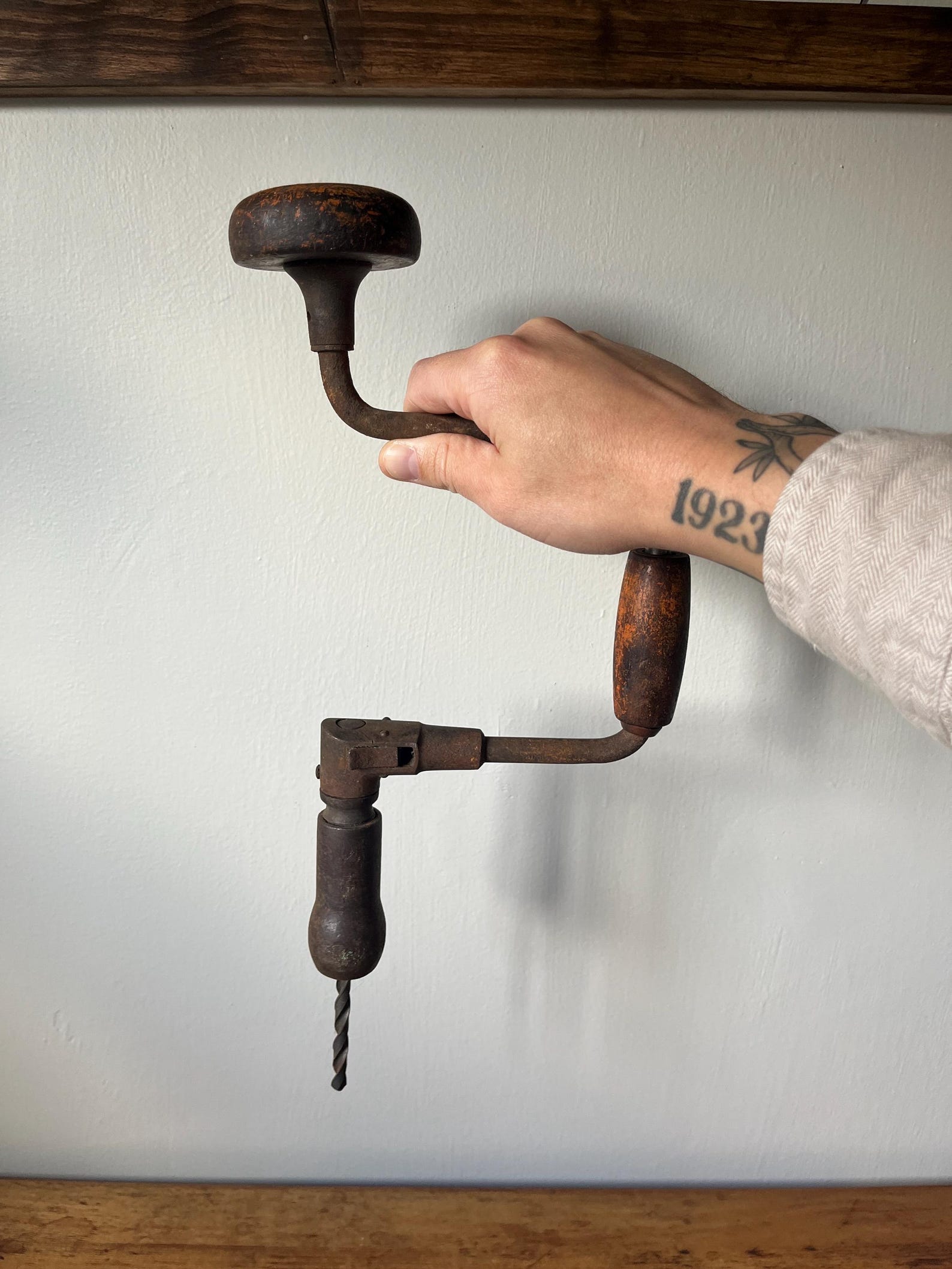 Vintage Manual Hand Drill Antique Tool Home Decor / Collectible - Etsy