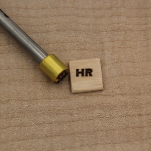 Branding Iron 1/2in Round Custom Initials for Wood or - Etsy