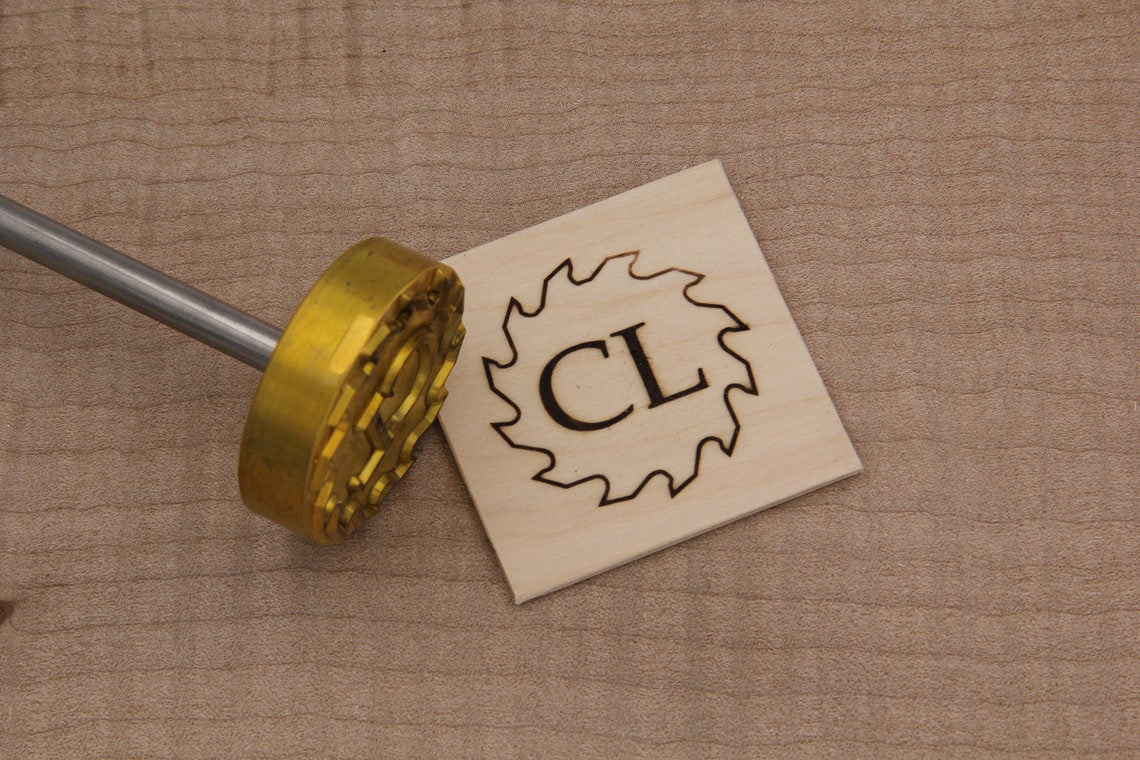 Branding Iron 2in Round Custom Initials With Saw for Wood or - Etsy ...