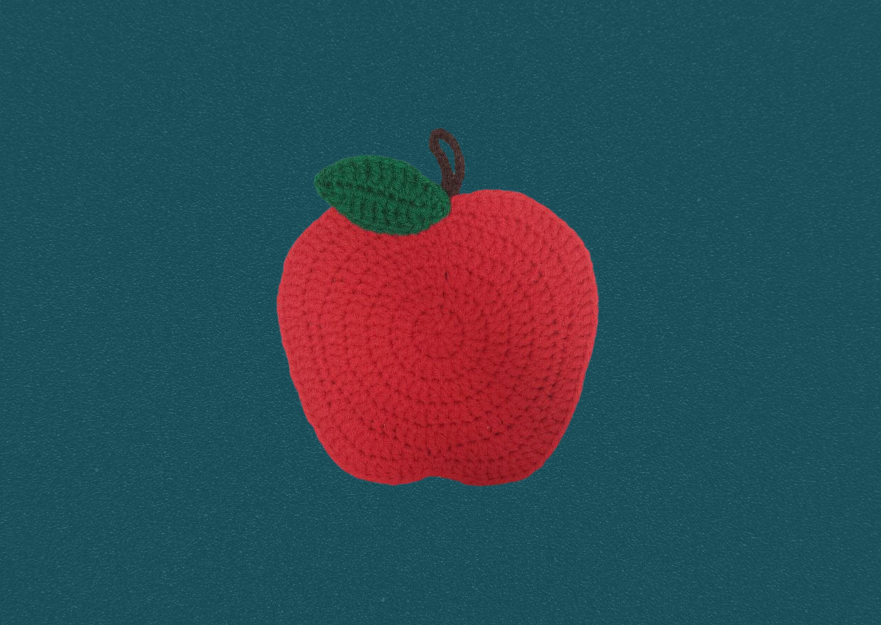 Vintage Apple Potholder Crochet Pattern 1983 Crochet Oven Mitt Apple ...