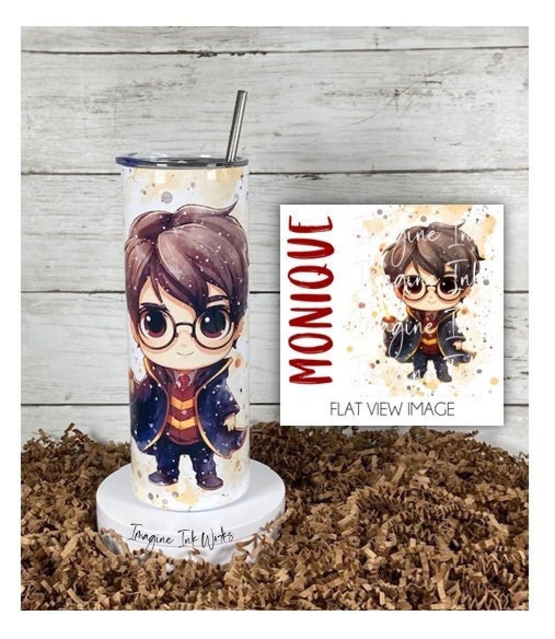 Personalized Wizard School Student 20oz Skinny Tumbler - Etsy