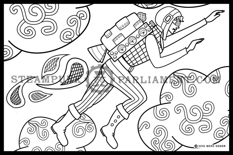 Jetpack Joyride Colouring Pages Sketch Coloring Page