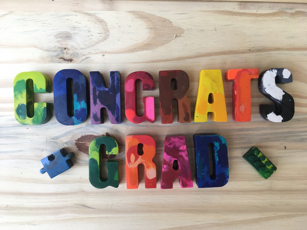 Congrats Grad Crayons. Graduation Gift. Kid's Graduation. - Etsy