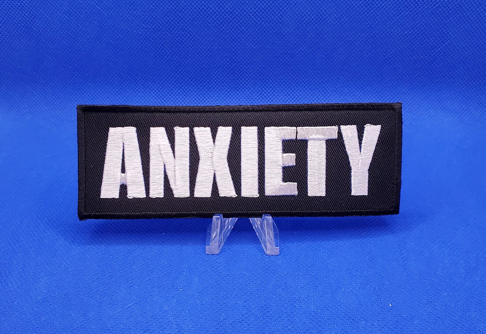 ANXIETY Embroidered Patch Emo Mood Feelings Sad Punk Rocker - Etsy