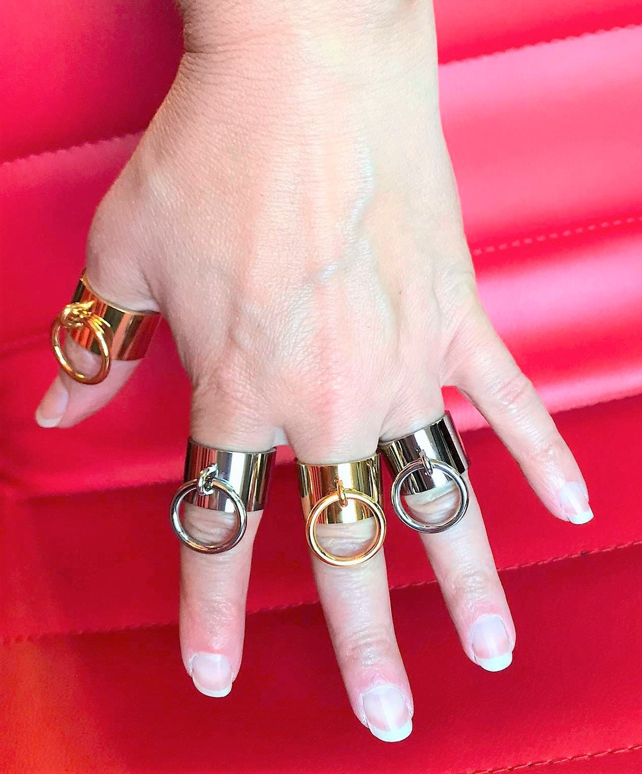 BDSM Ring Fetish Ring O Ring Jewelry Stainless Steel Ring - Etsy UK