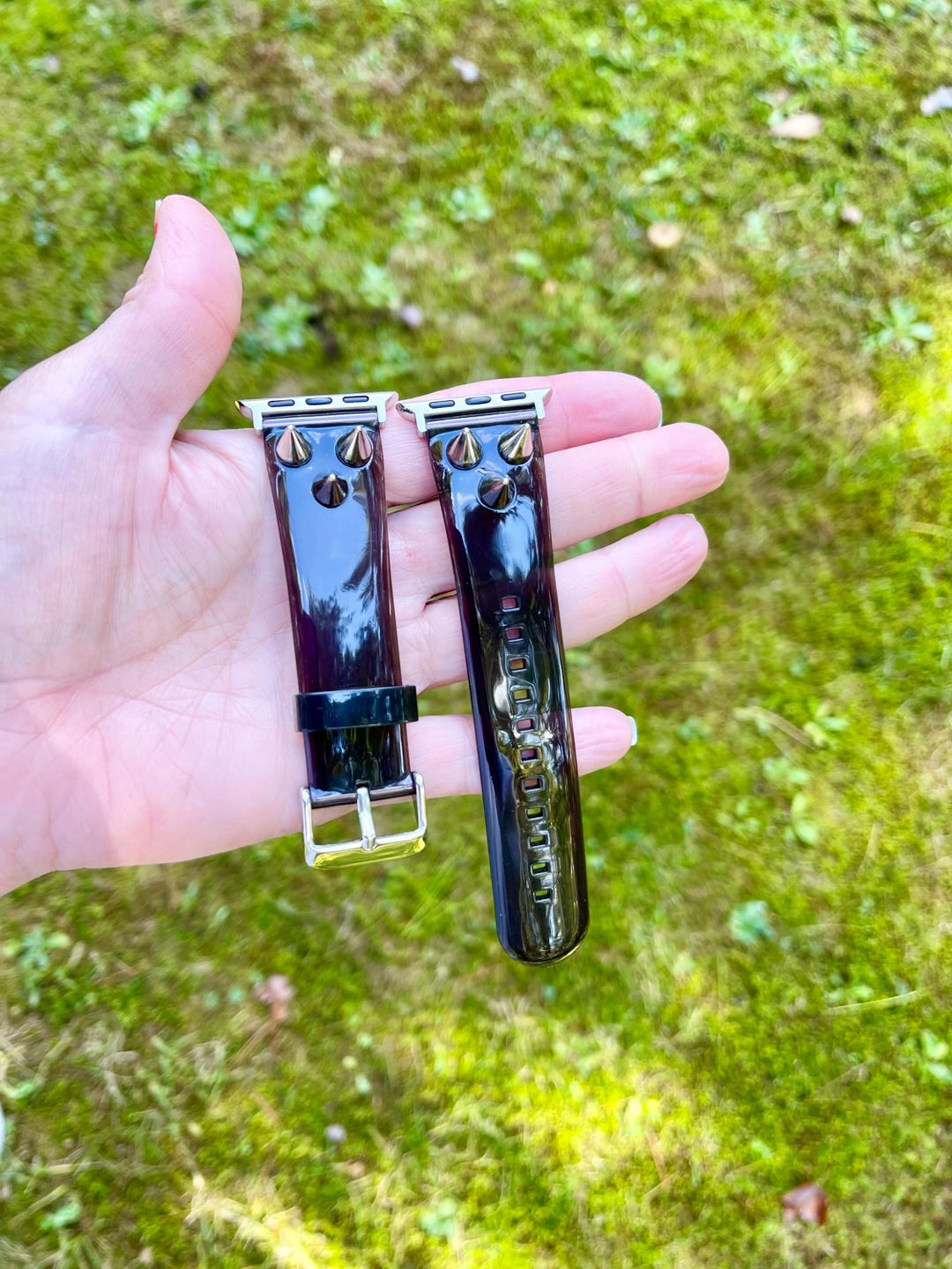 Spiked PVC Apple Watch Band, Apple Watch Band, PVC Apple Watch Band ...