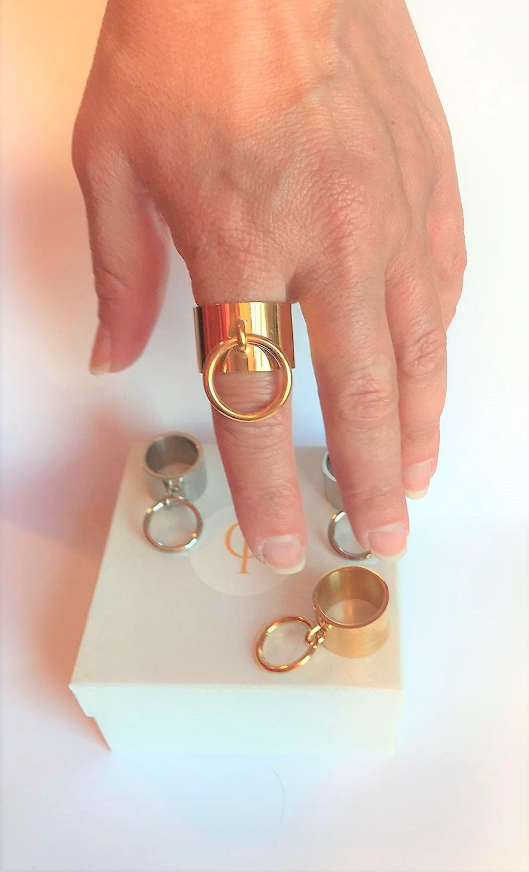 BDSM Ring, Fetish Ring, O Ring Jewelry, Stainless Steel Ring, Fetish ...